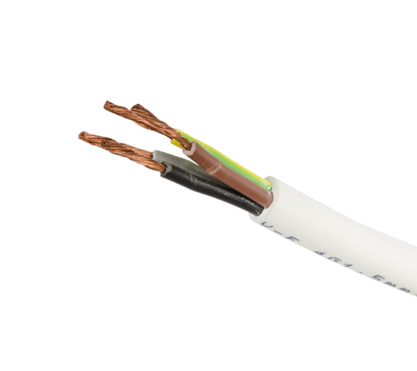 Kabl H05VV-F 4×1.5mm², licnasti bakarni, PVC izolacija i omotač, 300/500V, okrugli