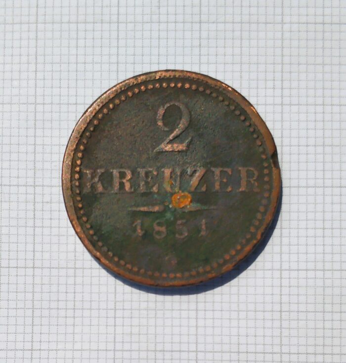 2 kreuzer 1851. godina