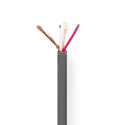 Provodnik mikrofonski 2×0.23mm² audio, čist bakarni provodnik, PVC omotač 6mm