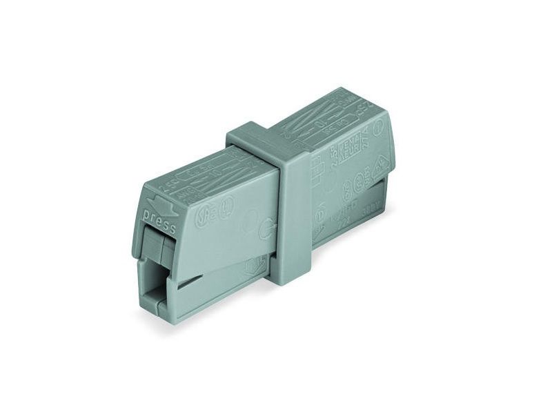 WAGO 224-201 KLEMA RASVETE 0,5-2,5MM 400V/4KV/2 24A SIVA