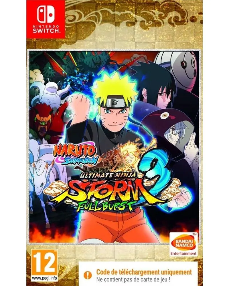 Switch Naruto Shippuden - Ultimate Ninja Storm 3 - Full Burst - Code in a Box