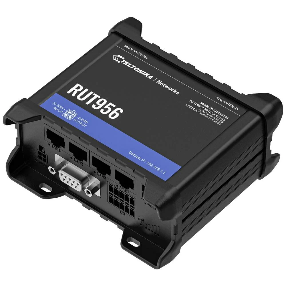 Teltonika RUT956 industrijski LTE/4G ruter Dual SIM GNSS WAN
