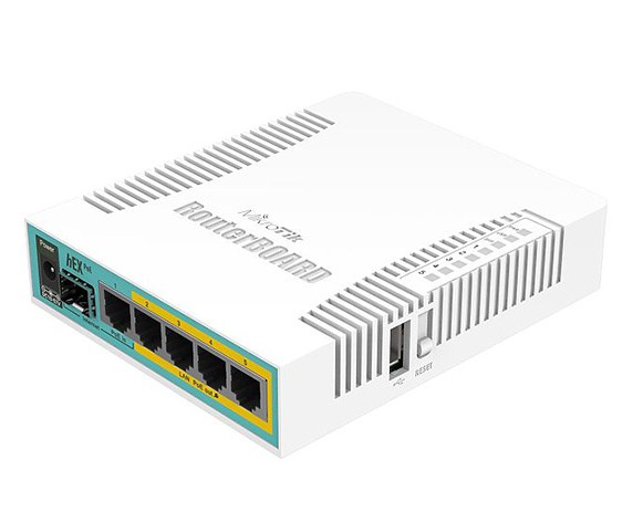 MikroTik RB960PGS hEX PoE 3G/4G-LTE & PoE svič ruter