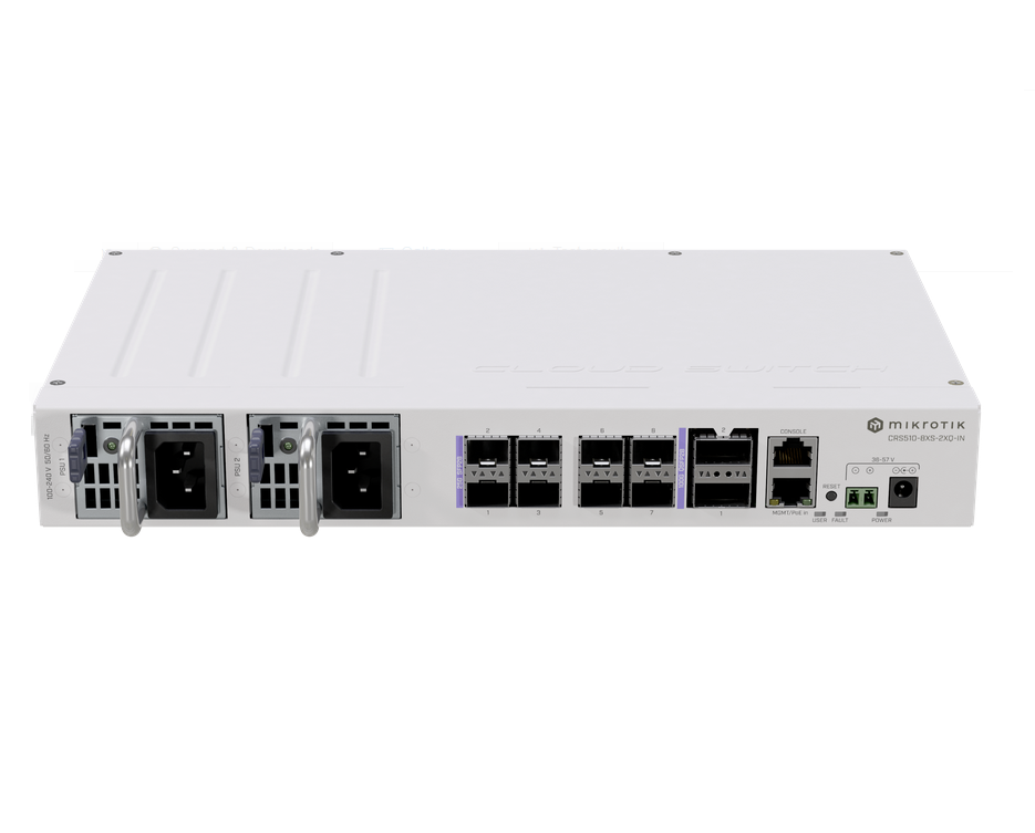MikroTik CRS510-8XS-2XQ-IN L3 upravljiv cloud svič