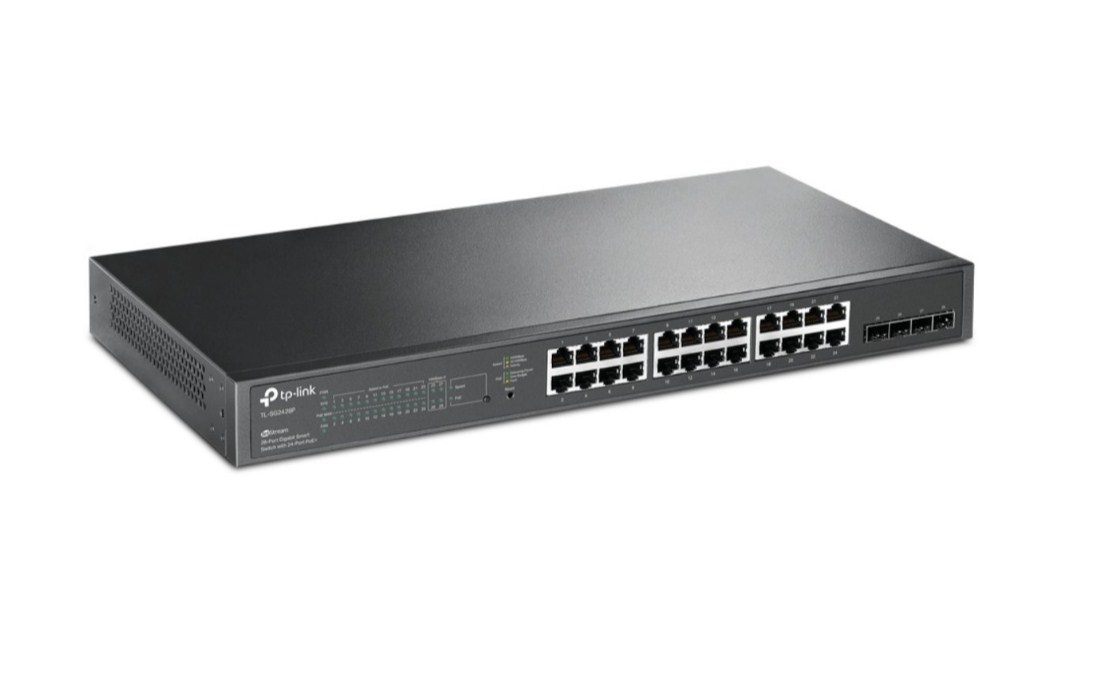 TP-Link TL-SG2428P PoE+ upravljiv L3-lite svič 28 gigabit