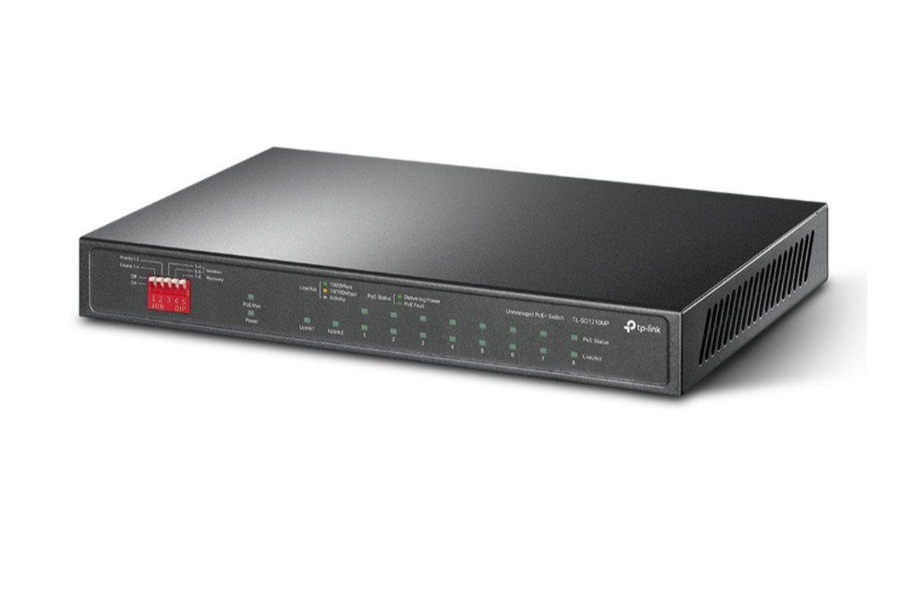 TP-Link TL-SG1210MP PoE+ svič 8 port Gigabit do 123W