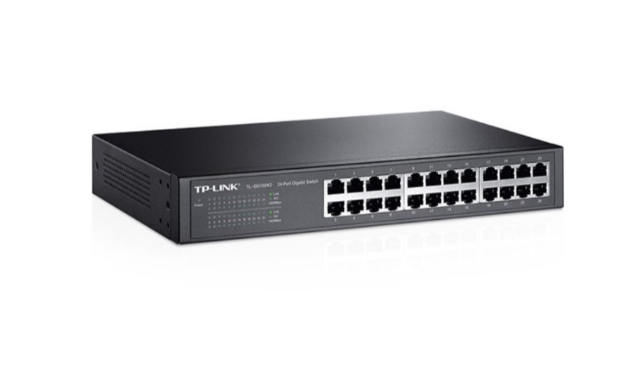 TP-Link TL-SG1024D sa 24 izlaza Gigabit 10/100/1000Mb/s desktop/ 19″ rack svič
