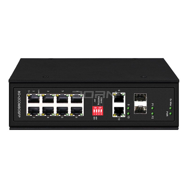 Hasivo G1200-8G-2TS Industrijski Gigabit svič sa 8+2 portova