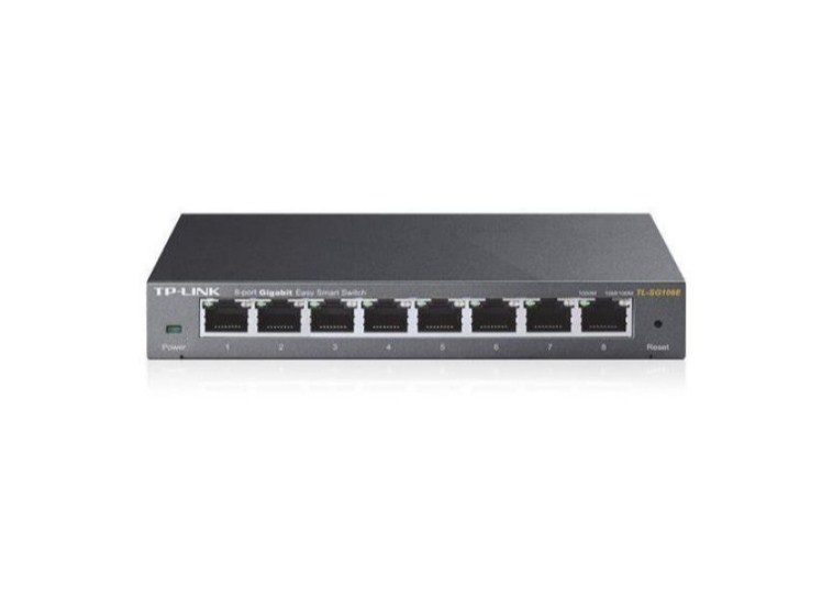 TP-Link TL-SG108E EasySmart upravljiv svič 8 porta Gigabit 10/100/1000Mb/s