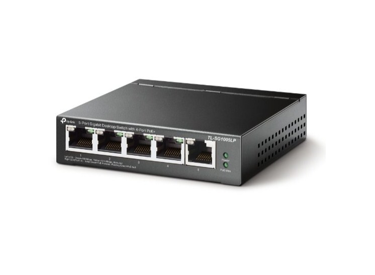 TP-Link TL-SG1005LP PoE+ svič 5-port Gigabit do 40W