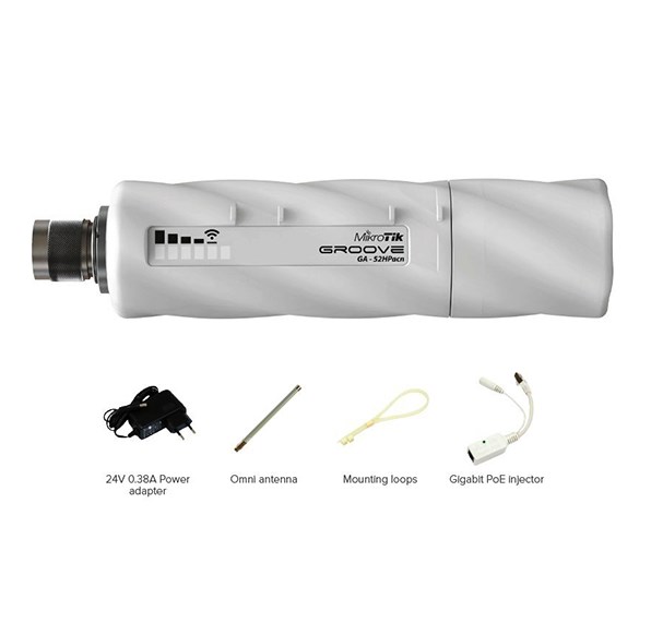 MikroTik GrooveGA-52HPacn outdoor mini 802.11n/ac wifi hotspot
