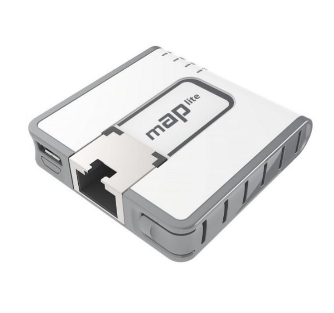 MikroTik mAP lite mini Access Point ruter WiFi 2.4GHzmodemi