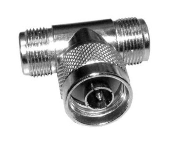 Adapter N konektor muški – 2x N konektor ženski