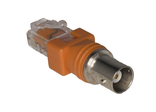 Adapter BNC ženski na RJ45 muški