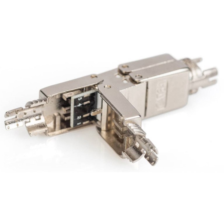 Adapter Digitus RJ45 konektor CAT 6A CAT 7 kabl 1x LSA – 1x LSA