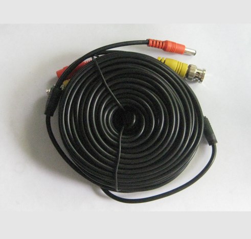 Kabl BNC 75Om coax + napojni DC činč hibridni patch 100m
