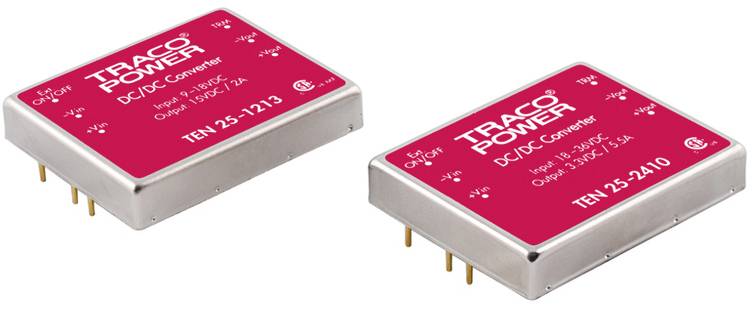 TracoPower TEN 25-2410 DC/DC napajanje – ispravljac za stampanu plocu 24 V/DC 3.3 V/DC 5.5 A 25 W Broj izlaza: 1 x.