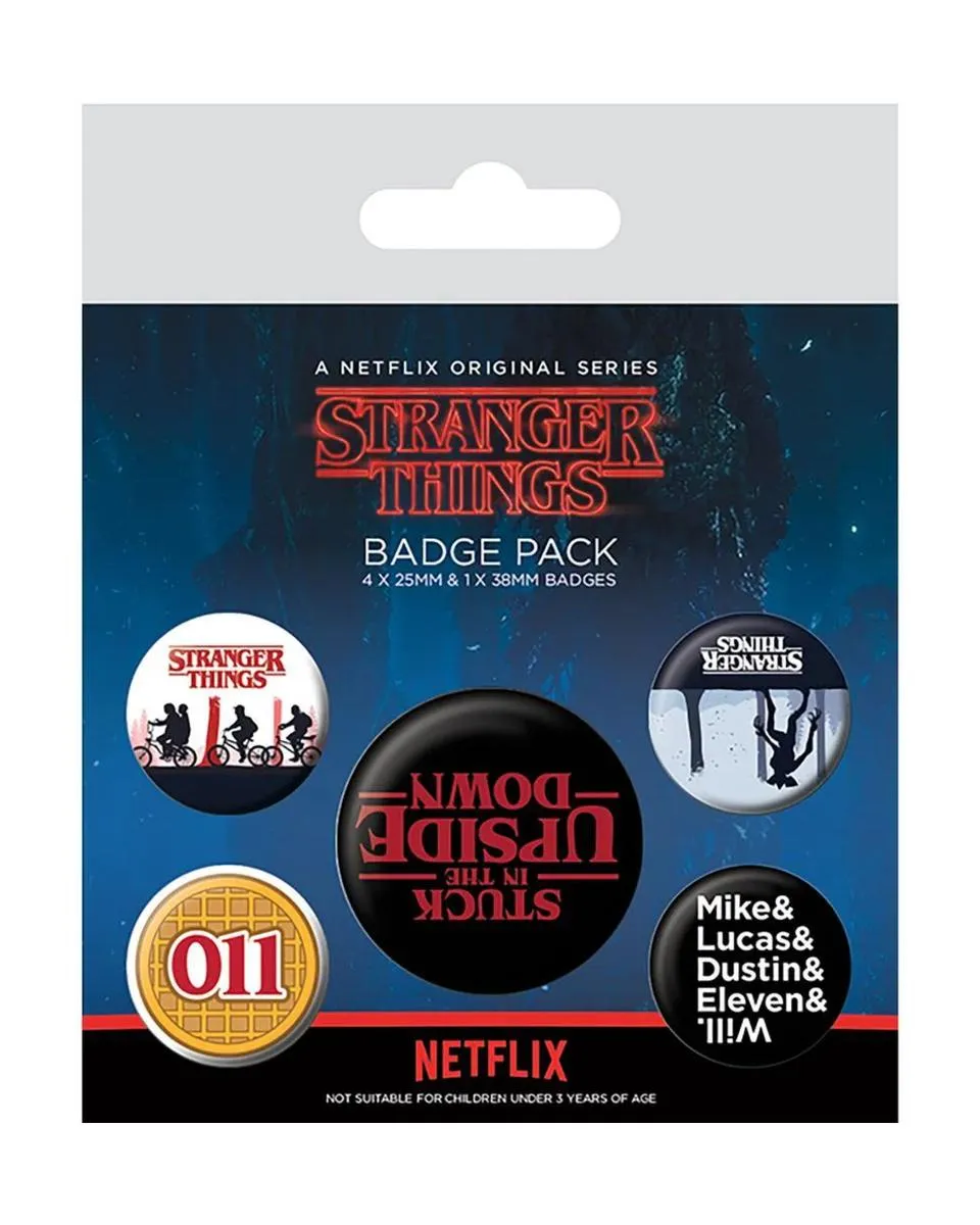 Bedževi Pyramid Stranger Things - Badge Pack
