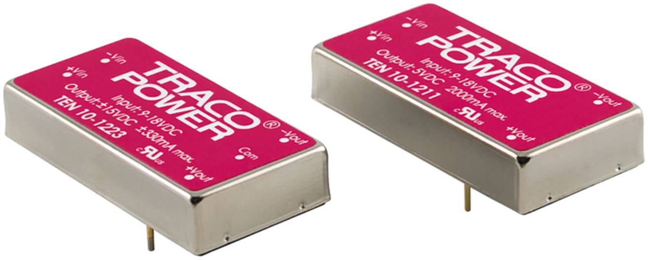 DC/DC napajanje – ispravljac za stampanu plocu TracoPower TEN 10-1223 12 V/DC 15 V/DC, -15 V/DC 330 mA 10 W Broj izlaza: 2 x