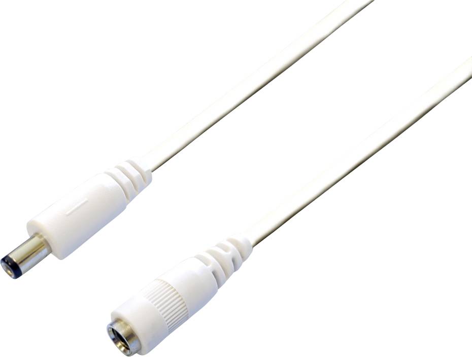 Niskonaponski prikljucni kabl, niskonaponska uticnica – kabl, otvoreni kraj 5,5 mm 5,5 mm 2,1 mm Tru Components 2,50 m