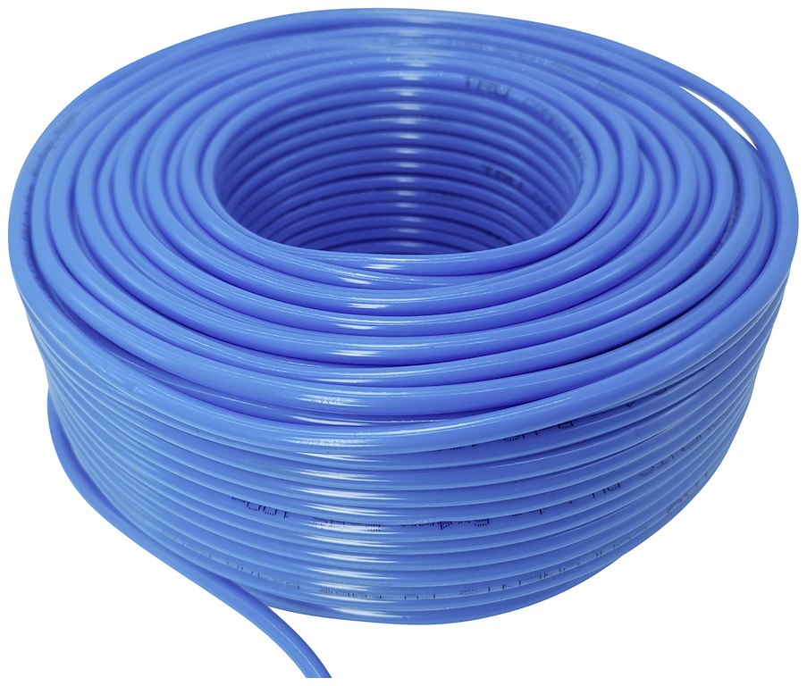 Tru Components crevo za komprimovani vazduh PU12*8 poliuretan plavo Unutrasnji precnik: 8 mm 10 bar 100 m