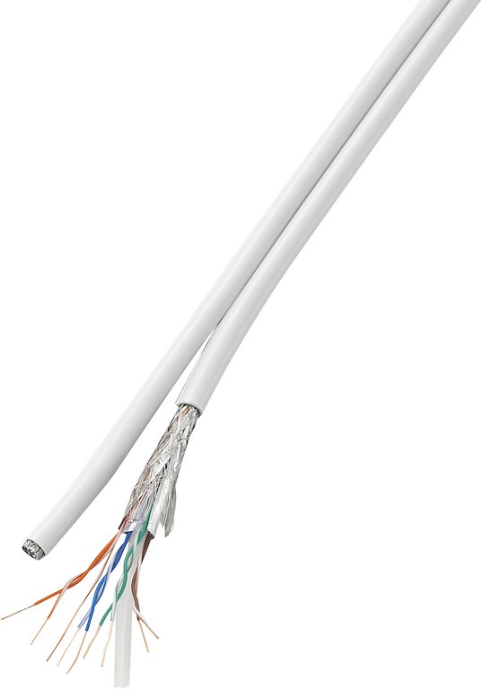 Mrezni kabl CAT 6 SF/UTP 8 * 2 * 0,196 mm 2 beli Tru Components 419326 100 m