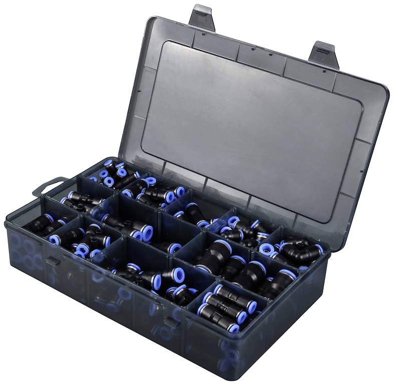 Tru Components TC-12879280 TC-Fitting kits-A kutija sa pneumatskim prikljuccima 145 kom