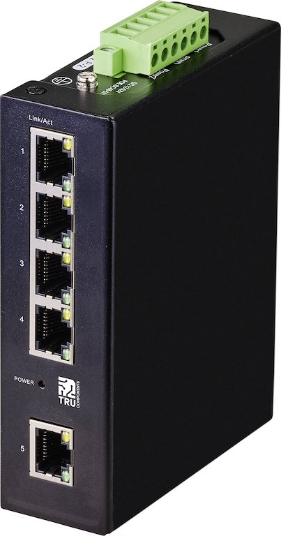 Tru Components industrijski Ethernet prekidac 1+4 porta 10 / 100 / 1000 MBit/s