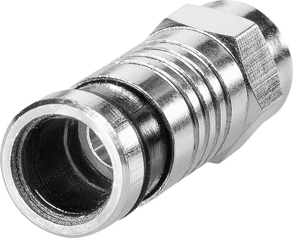 Tru Components TC-2520044 Kompresioni F-konektor Prikljucci: F-utikac Precnik kabla: 6,8 mm 100 kom