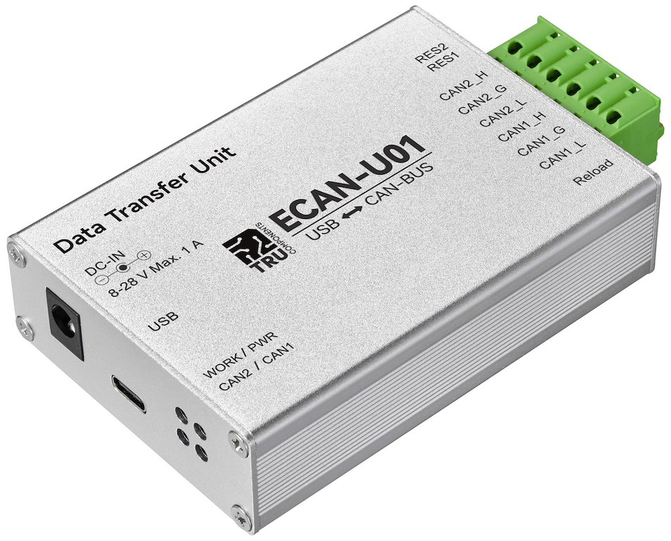Tru Components TC-12626060 TC-ECAN-U01 limenki konvertor USB, CAN magistrala 5 V/DC