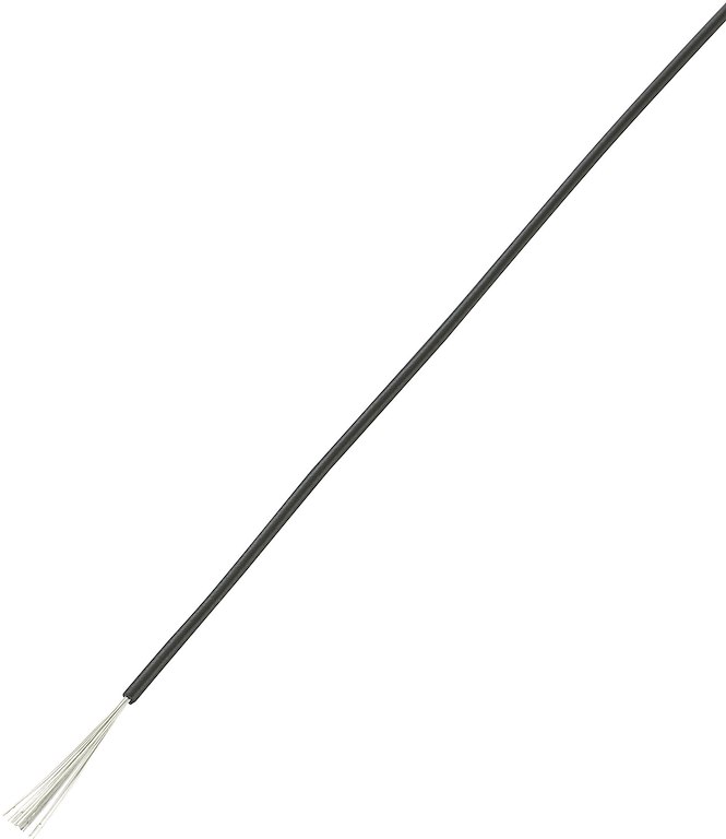 Fino-zicni provodnik LiI 1 * 1,50 mm 2 crni Tru Components 1570260 100 m