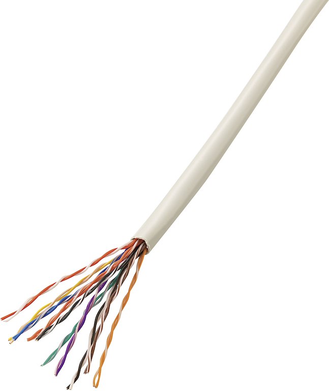 Tru Components 1567184 telefonski kabl JI(ST)I 10 * 2 * 0,60 mm sivi 50 m