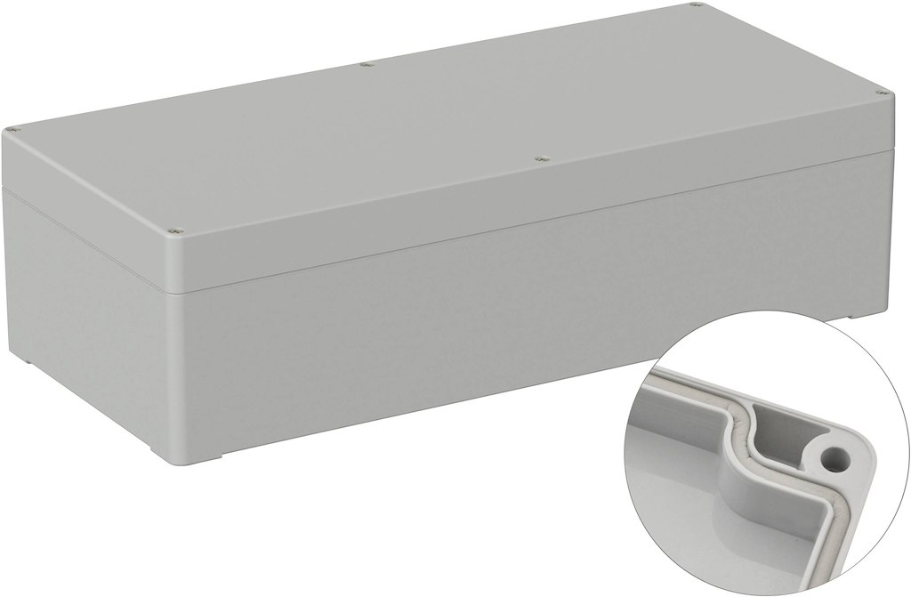 Tru Components TC-9065568 spoljno kuciste polikarbonat sivo-bela (RAL 7035)