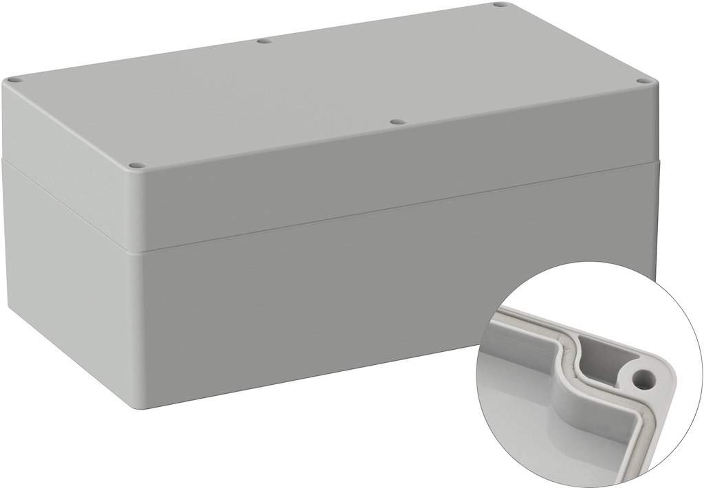 Tru Components TC-9065732 industrijsko kuciste ABS sivo-belo (RAL 7035)
