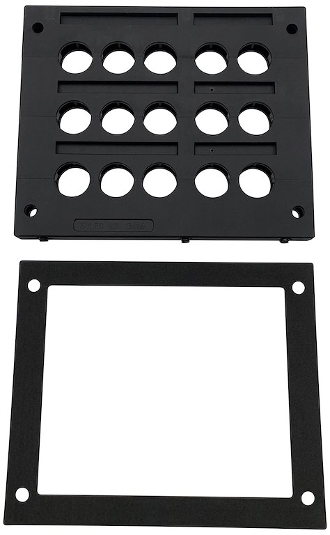 Tru Components TC-KDL 3/15 sina za upravljanje kablovima Stezaljka fi (maks.) 16 mm PA crna