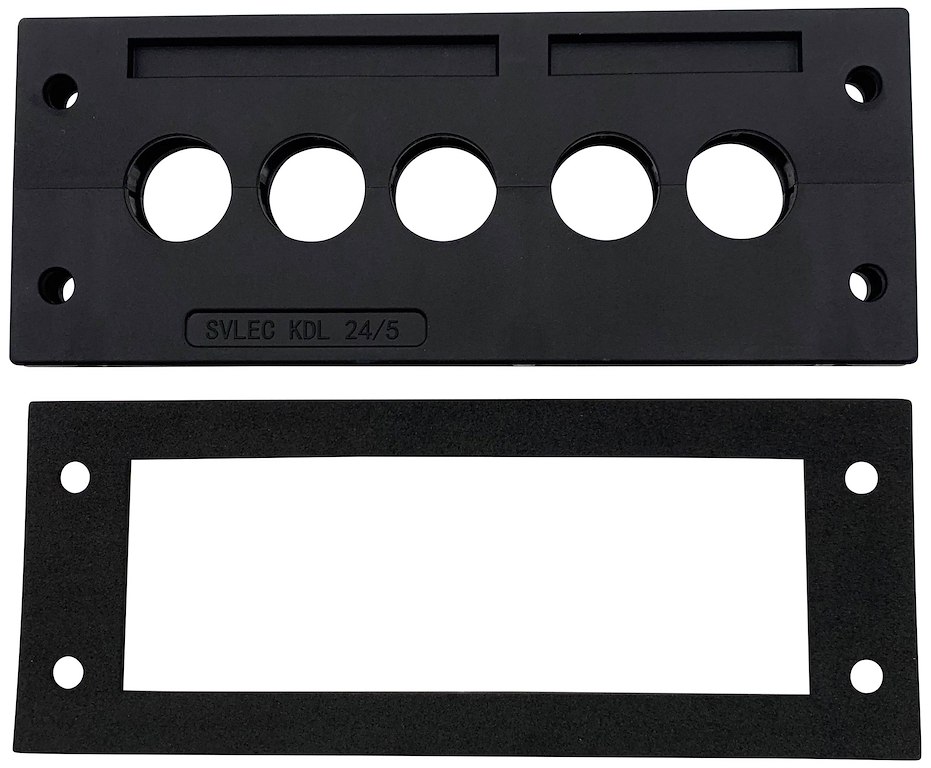 Tru Components TC-KDL 24/5 sina za upravljanje kablovima Stezaljka fi (maks.) 16 mm PA crna