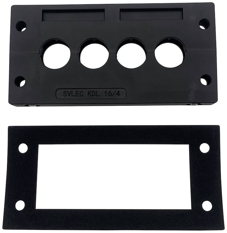 Tru Components TC-KDL 16/4 sina za upravljanje kablovima Stezaljka fi (maks.) 16 mm PA crna
