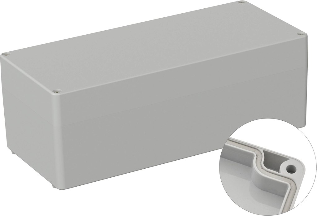 Tru Components TC-9065708 industrijsko kuciste ABS sivo-belo (RAL 7035)