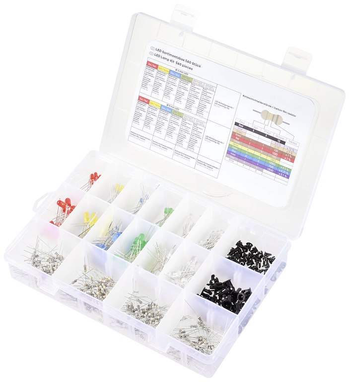 Tru Components diffuse LED red, yellow, blue, yellow-green, warm white, cool white round 3 mm, 5 mm 55 mcd, 330 mcd, 420 mcd, 2500 mcd, 14400 mcd 30 20 mA 1.8 V, 2.4 V, 2.7 V, 3.4 V