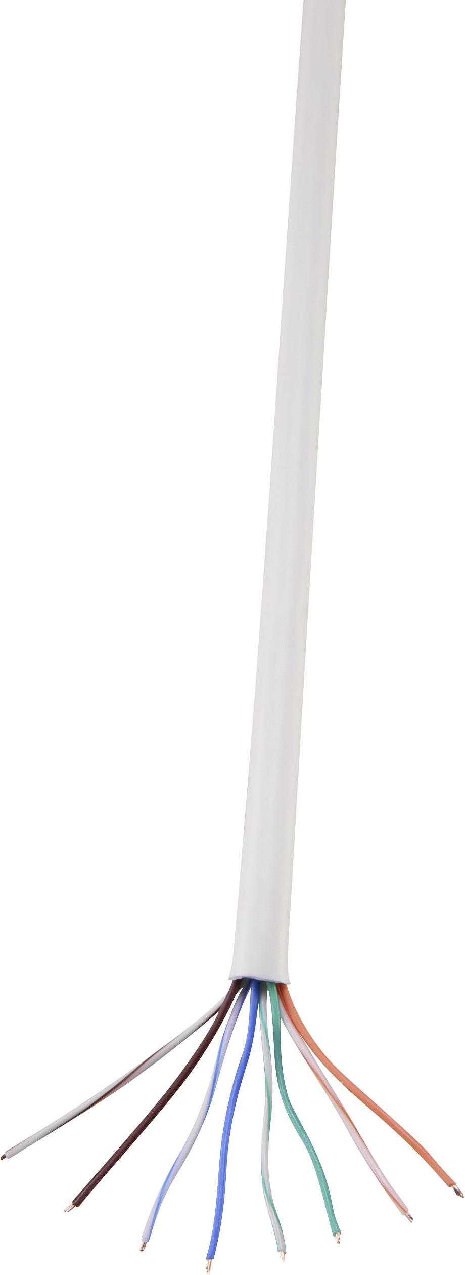 Mrezni kabl CAT 5e U/UTP 4 * 2 * 0,14 mm beli Tru Components 1567146 100 m