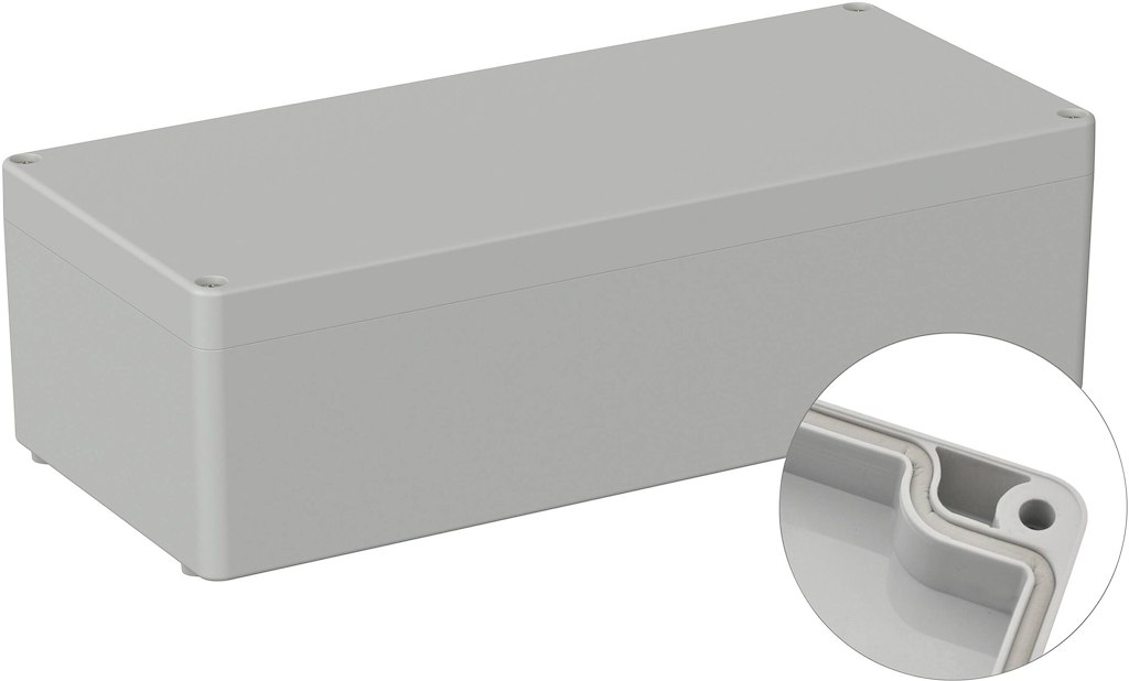 Tru Components TC-9065704 industrijsko kuciste ABS sivo-belo (RAL 7035)
