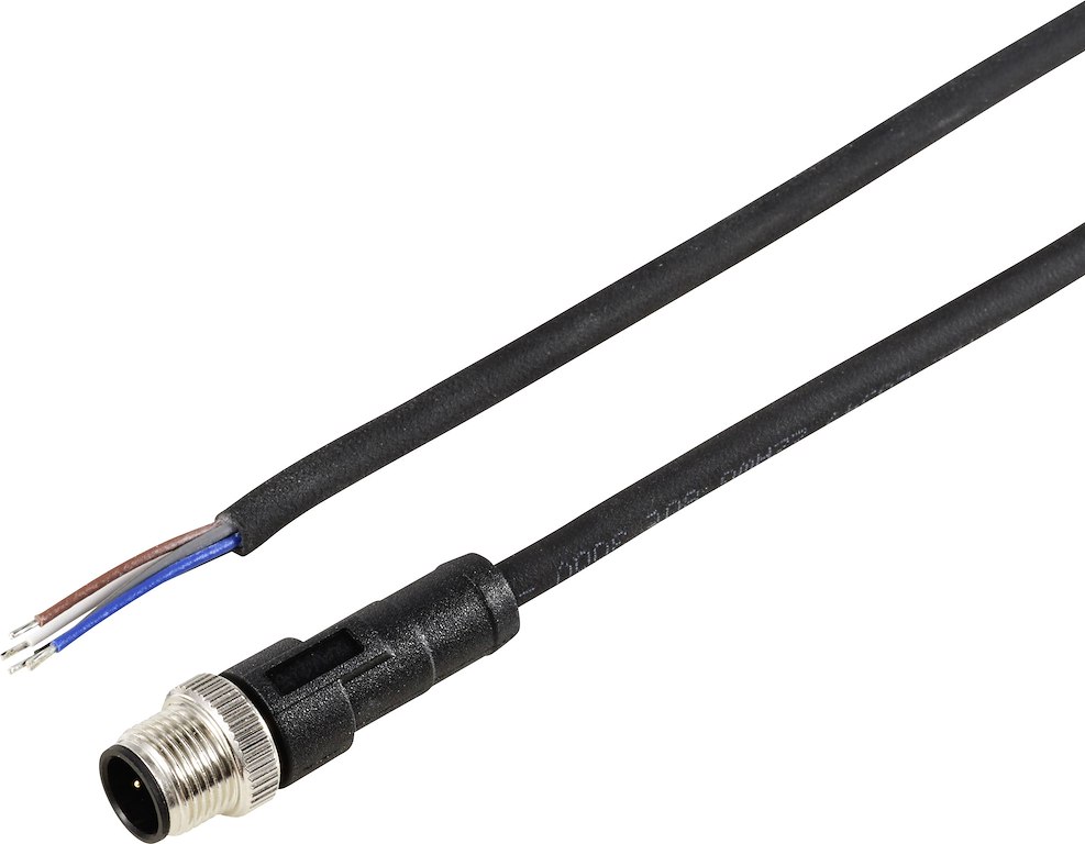 Tru Components TC-12833180 prikljucni kabl senzora/aktuatora M12 ravni muski konektor 10 m broj polova: 5