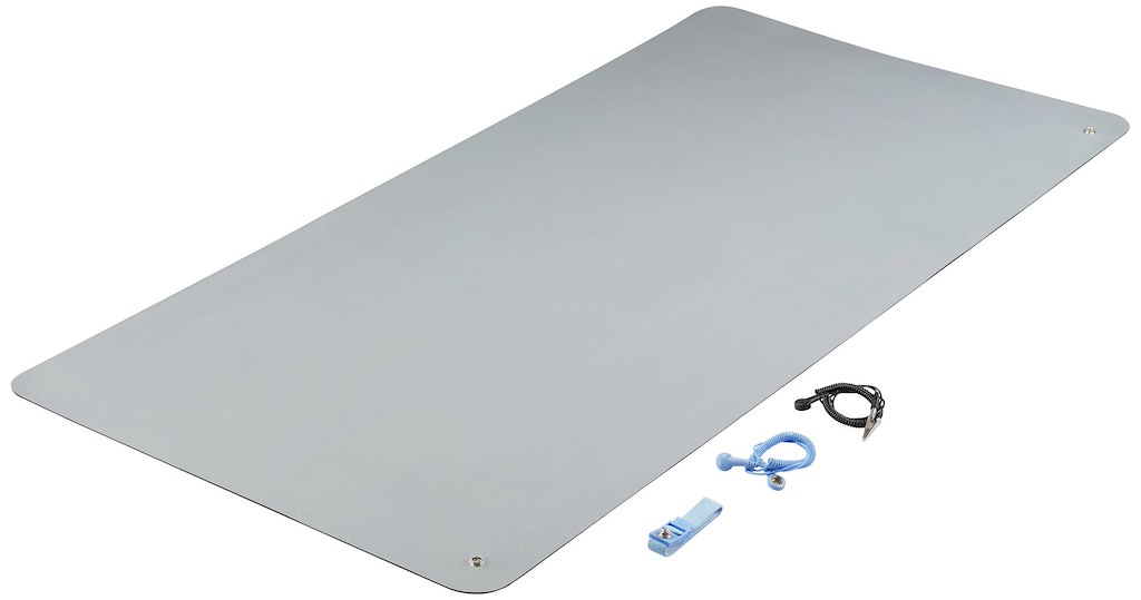 Tru Components TC-12356308 ESD set jastucica sivi (D * s * V) 1190 * 590 * 2 mm 1 set