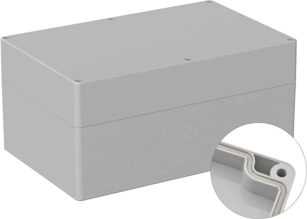 Tru Components TC-9065692 industrijsko kuciste ABS sivo-belo (RAL 7035)