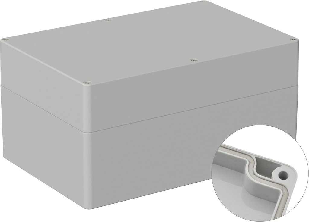 Tru Components TC-9065700 industrijsko kuciste ABS sivo-belo (RAL 7035)