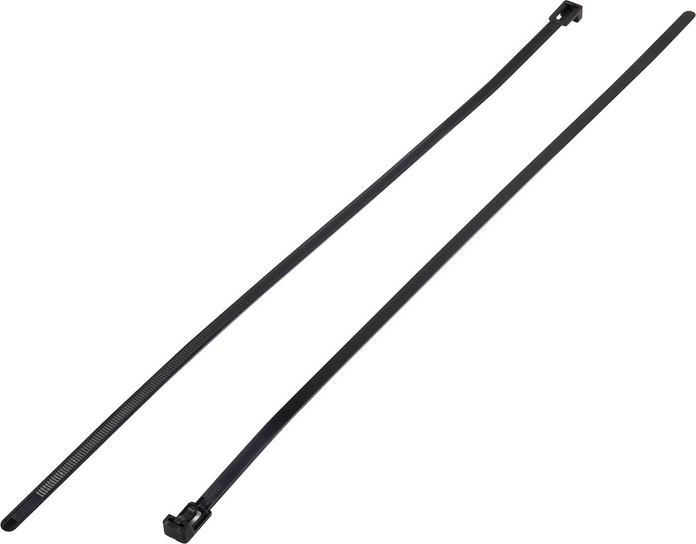 Asortiman kablovskih vezica 500 mm crne, odvojive Tru Components 1592884 TC-HV-500BK203