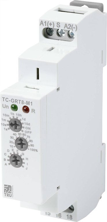 Multifunkcionalni vremenski relej za upravljanje elektricnim uredjajima, osvetljenjem, grejanjem, motorima, pumpama i ventilatorima (10 funkcija) Tru Components TC-9963308 visenamenski vremenski r...