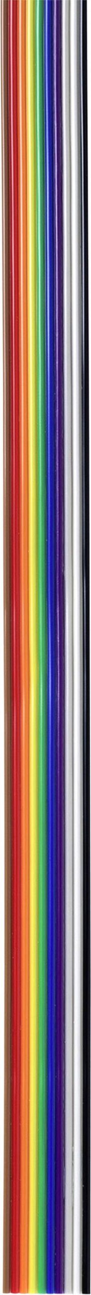 Tru Components TC-7638572 kabl za prenos podataka Osnovna mreza: 1,27 mm 20 * 0,125 mm 2 visebojna 10 m