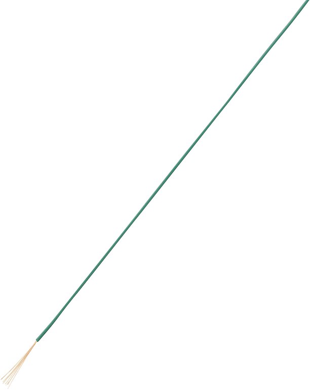 Provodnik fine zice LiFI 1 * 0,25 mm 2 zelena Tru Components 1180338 100 m