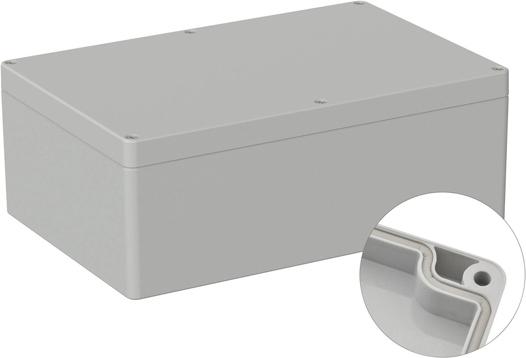 Tru Components TC-9065544 spoljasnje kuciste polikarbonat sivo-bela (RAL 7035)